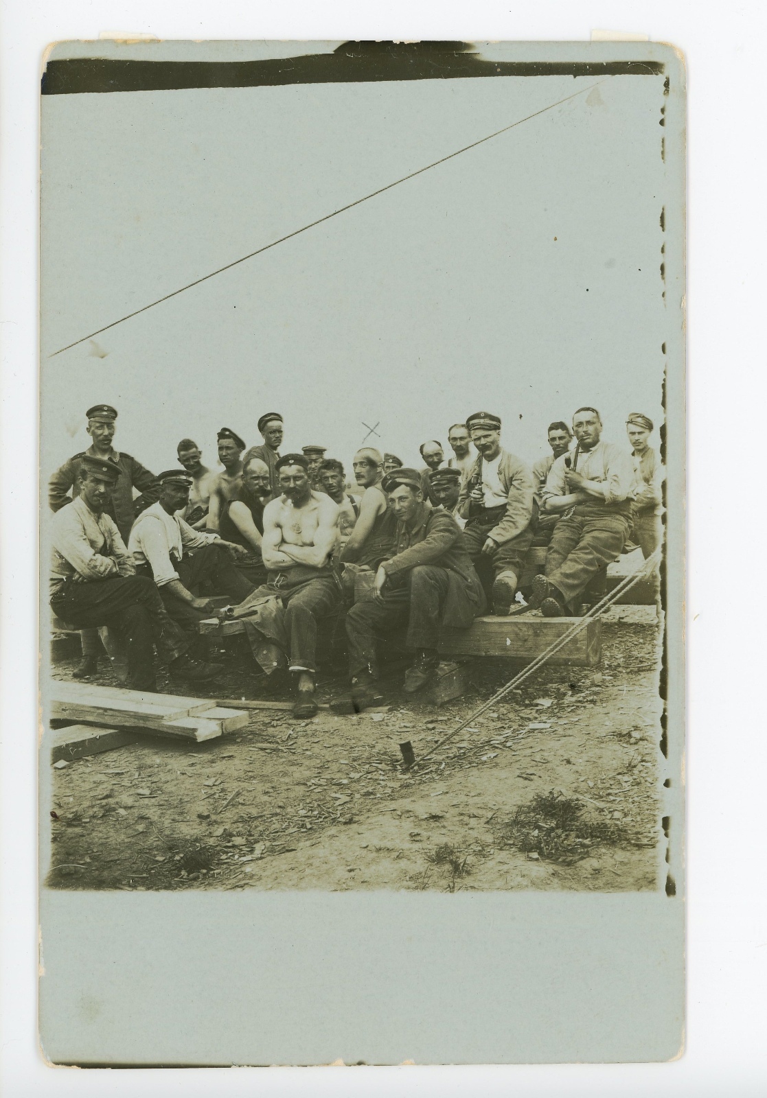 Rare German Timber Yard RPPC Occupation Men PIPES ca. 1910s | eBay