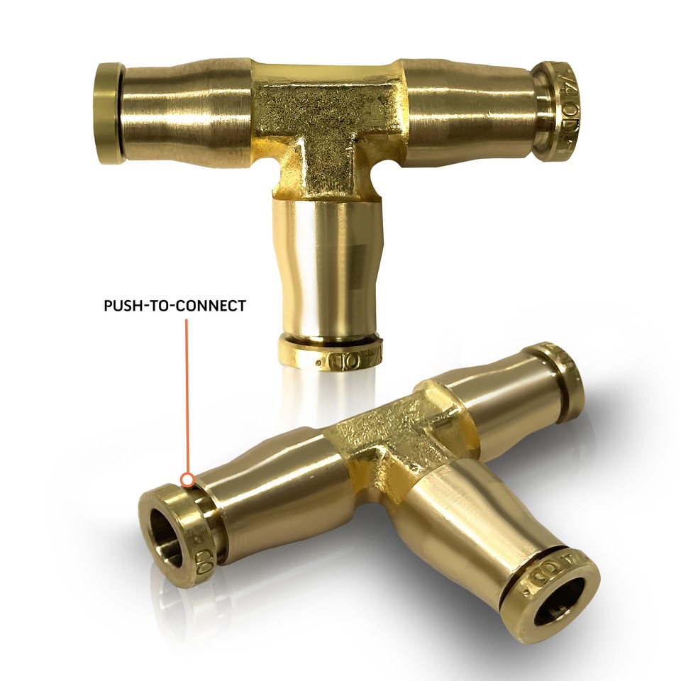 Air Line Service Kit 1/8 NPT Fittings 20 ft Tubing Inflation Valves ...