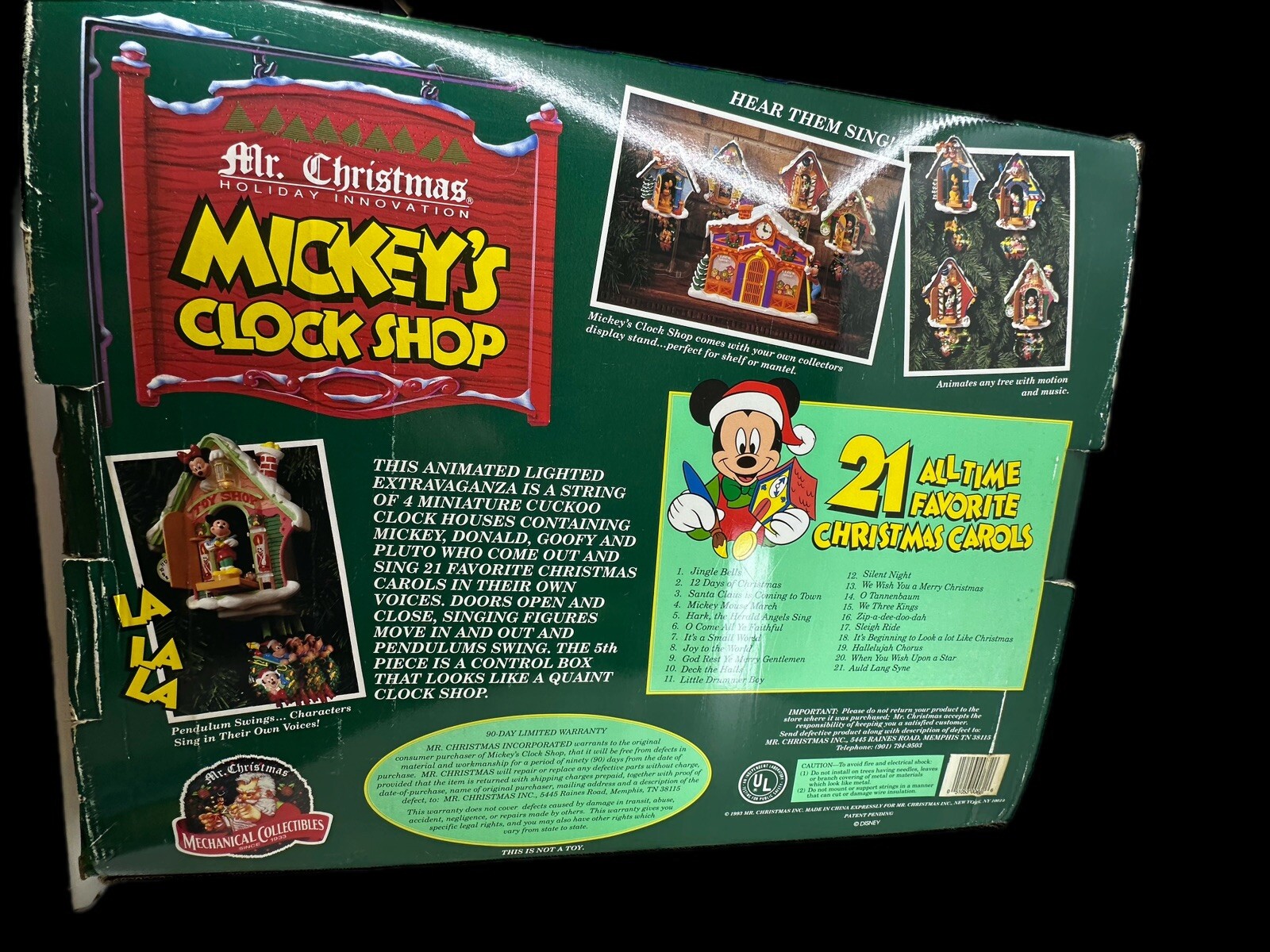 Mr. Christmas 1993 Mickey's Clock Shop for sale online | eBay