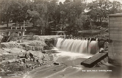 dam Cold Spring MN Minnesota 1908 RPPC Photo Postcard COPY | eBay
