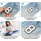 Chenille Number 7 Patches 4-1/2 Inch Height Black Glitter for Hat 3PCS ...