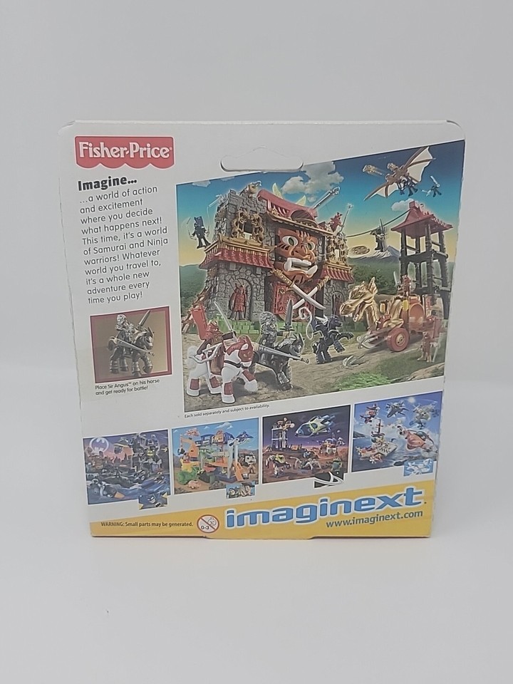 Fisher-Price Imaginext Sir Angus & Horse 2011 Knight Exclusive Rare Toy ...