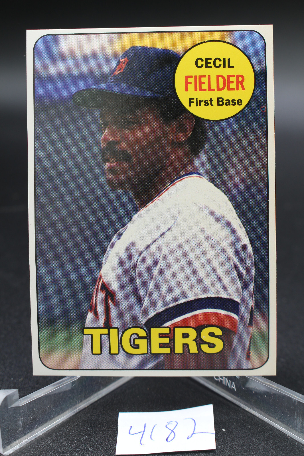 Cecil Fielder Detroit Tigers 1990 BBC #61 Magazine Baseball Card | eBay