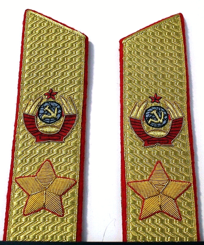 USSR Army Marshal of the Soviet Union Rank Shoulder Boards Pair Parade ...