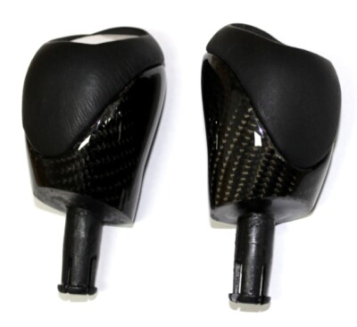 Schaltknauf echt Carbon + Leder AUTOMATIK Mercedes S203 für Emblem ...