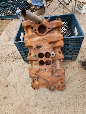 Chevrolet Early 327 Intake Manifold 4 Barrel Gm 3783244 | eBay