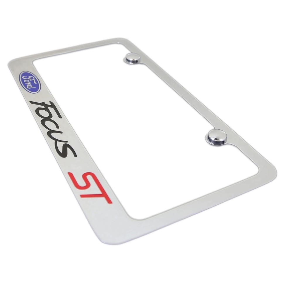 Ford Focus ST License Plate Frame (Chrome) | eBay