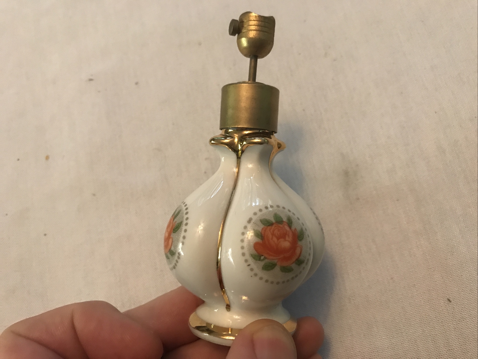Porcelain Vintage Perfume Sprayer bottle, Made In Western Germany | eBay