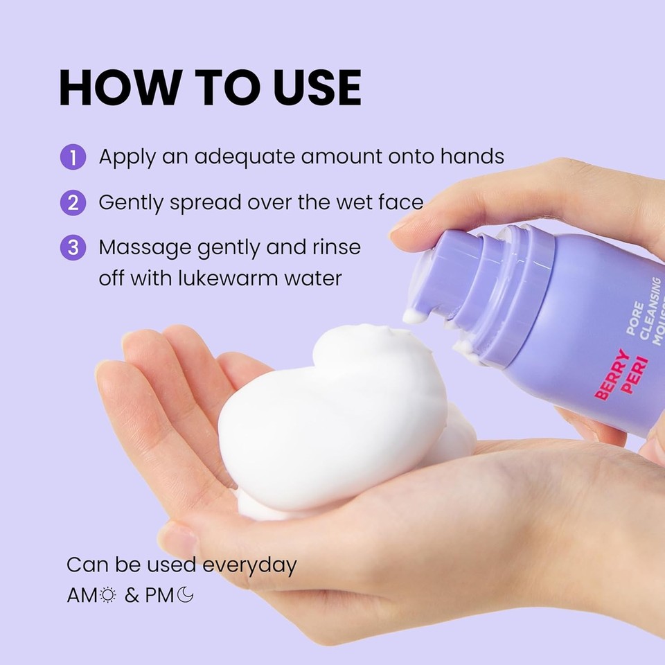 DERMALOGY by NEOGENLAB NEOGEN BERRYPERI PORE CLEANSING MOUSSE 5.07 oz ...