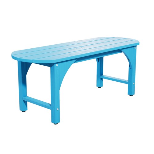 Outdoor Benches, 44 Inch HIPS Garden Benches, Park Patio Yard Porch ...