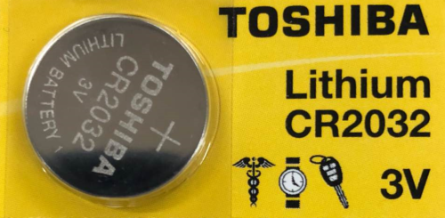 WATCH BATTERY TOSHIBA CR2032 Exp.2034 | eBay