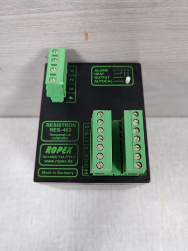 ROPEX RES-403/400VAC TEMPERATURE CONTROLLER RESISTRON P/N:740303 - NEW ...