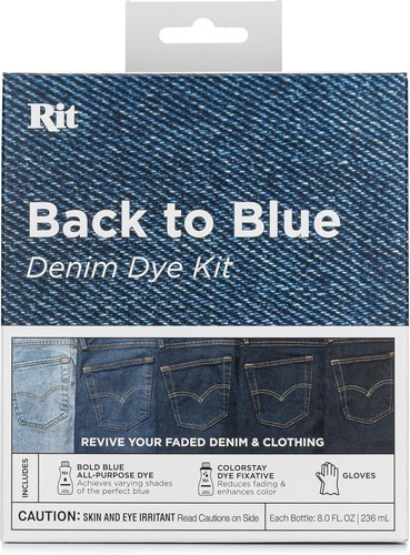 Rit Back to Blue Denim Dye Kit | eBay