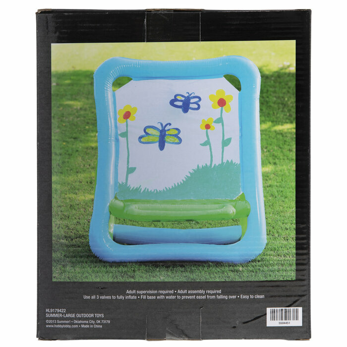 Inflatable Easel Outdoor Artist Washable Canvas 26.5 X 49 X 39 inches ...