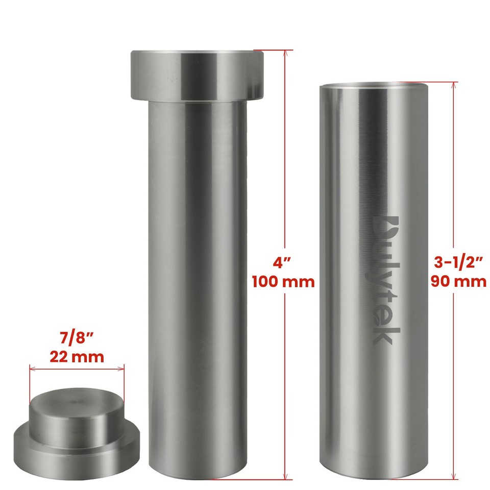 Dulytek Stainless Steel Round Pre-Press Mold, Three Parts, Multipurpose ...