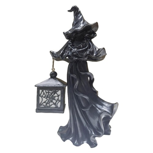Faceless Ghost Sculpture Ornament Vintage Witch Resin Statues Light ...