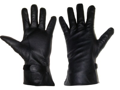 French Army Black Leather NBC GLOVES Nuclear Biological Chemical - FREE ...