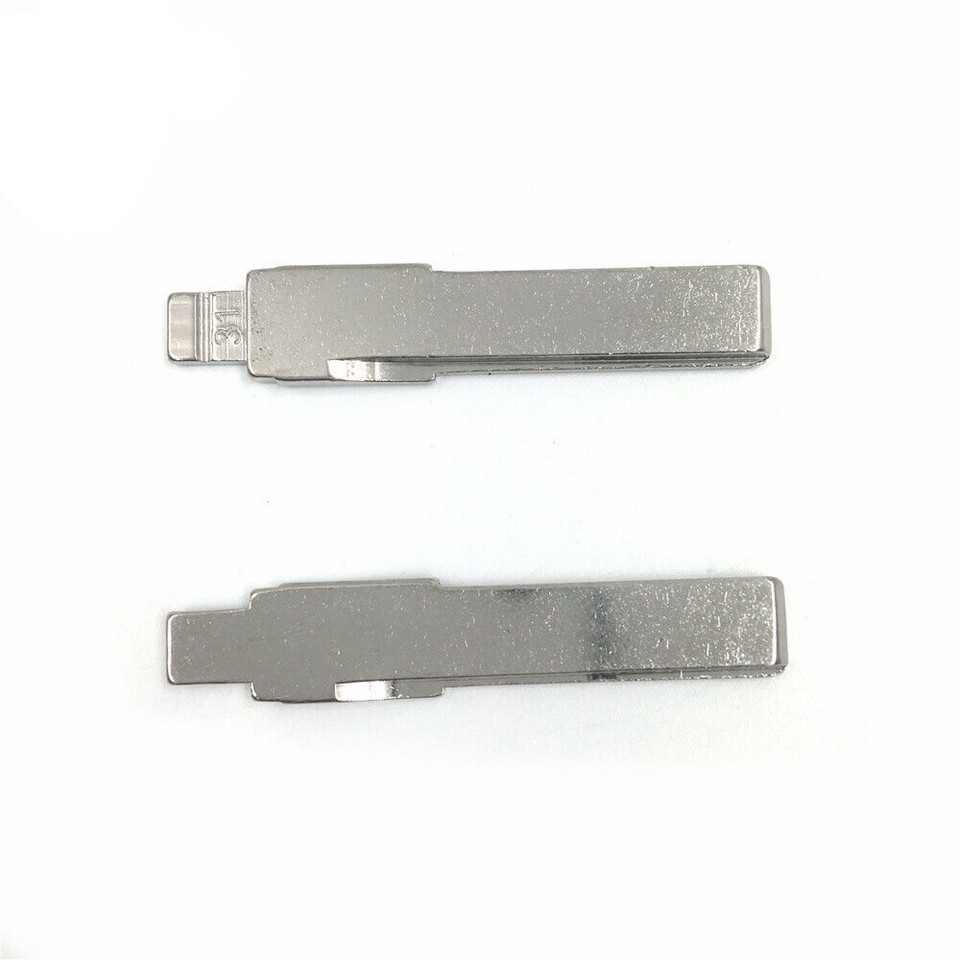 10pcs/lot Type 31# HU66 Metal Blank Uncut Flip KEYDIY/VVDI/JMD Remote ...