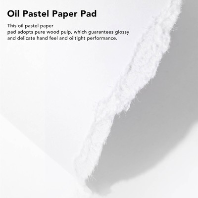 Oil Pastel Paper Pad 3.9x3.9in High Adhesion Paint Paper For Acrylic ...