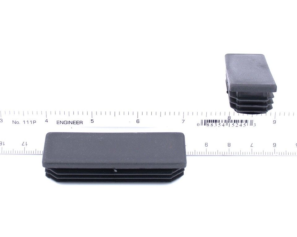 1" x 3” Rectangular Tubing Plugs, Rectangle Tubing End Caps, Blanking ...