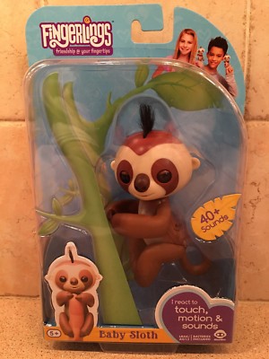 Fingerlings Interactive Baby Sloth Kingsley New 2017 WowWee | eBay