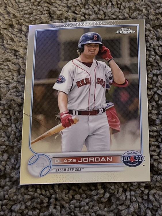 16- Blaze Jordan Rookie Lot 2022 Topps Chrome Bowman Chrome Refractor ...