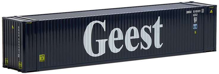 HO Scale Shipping container- 491826- 45ft High Cube - Geest | eBay