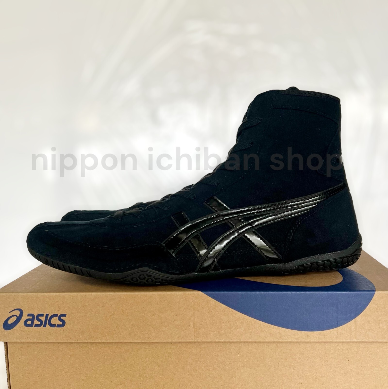 【Made to order】ASICS Wrestling Shoes 1083A001 EX-EO TWR900 Black x ...