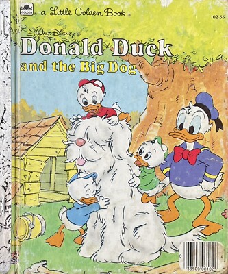 Walt Disney’s Donald Duck And The Big Dog Golden Book VINTAGE 1986 Free ...