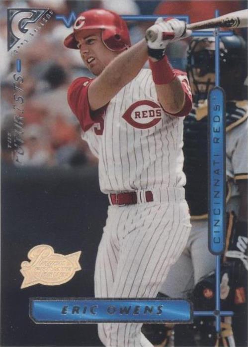 1996 Topps Gallery - The Futurists Eric Owens #129 Player's Private ...