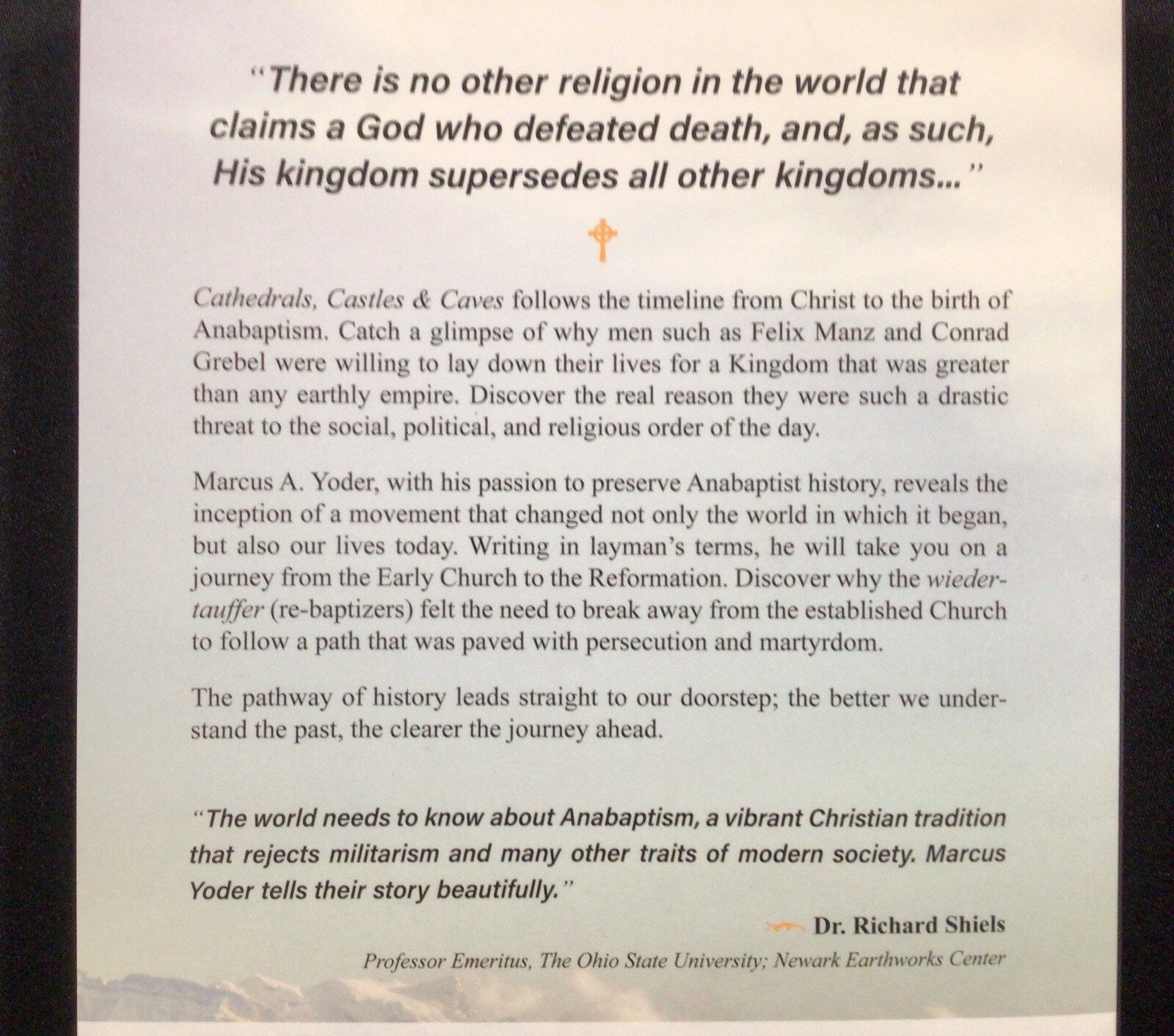 Cathedrals, Castles, and Caves : The Origins of the Anabaptist Faith by ...
