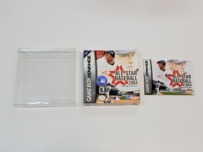 All-Star Baseball 2004 Authentic GBA Game Boy Advance Box & Manual Only ...