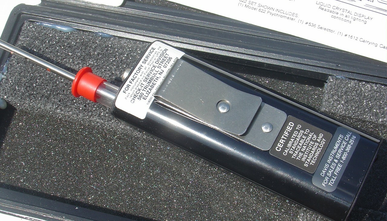 Check-IT Electronics Digital Psychrometer Set Model 622 | eBay