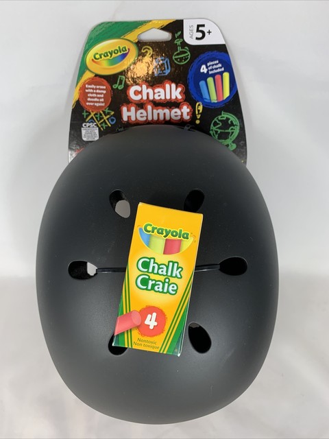 Kids Crayola Chalk Surface Ultra-light Bike Helmet Ages 5 to 8 W/chalk ...