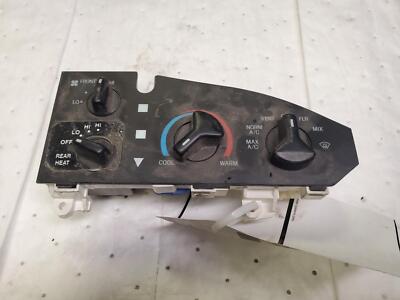FORD FORD E350 VAN Heat/AC Controller (front, main), w/AC, w/o ...