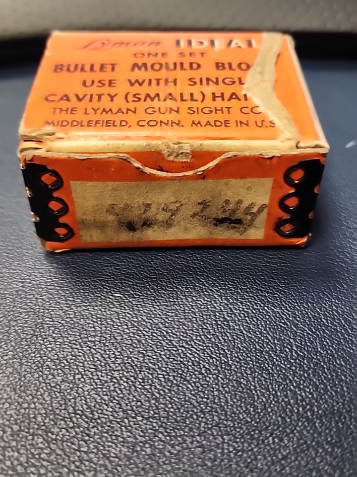 Lyman Ideal Bullet Mould Block 429 244 | eBay