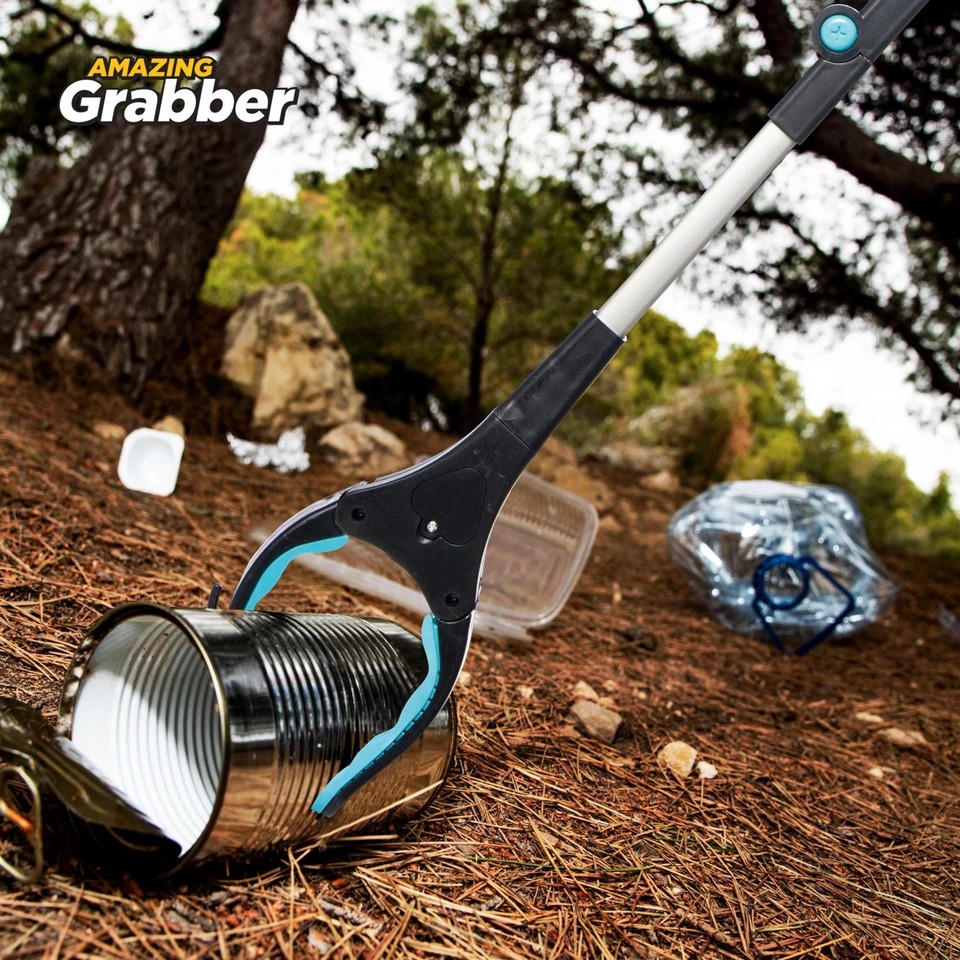 Long Reach Grabber Picker Tool Litter Picker Stick Lightweight Folding ...