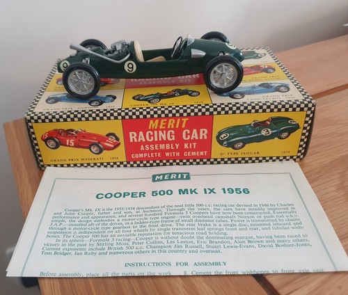 Merit Racing car assembly kit for 1956 Cooper 500 MK 1X - Assembled ...