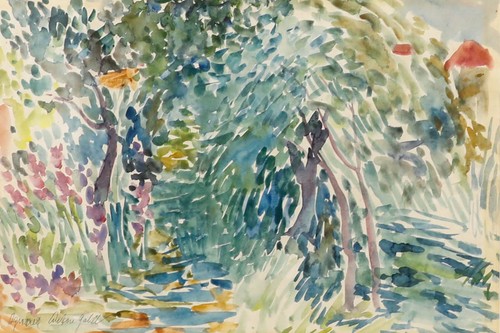 Anton Gold (1914-1970) - Mid 20th Century Watercolour, Through the ...