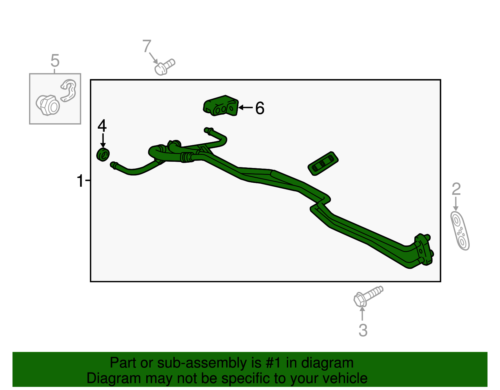 GM Automatic Transmission Fluid Cooler Inlet and Outlet Line 84075818 ...