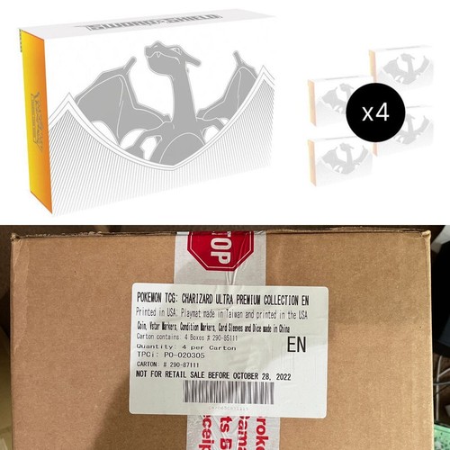 Charizard UPC: Ultra Premium Collection Pokémon Sword Shield Factory ...