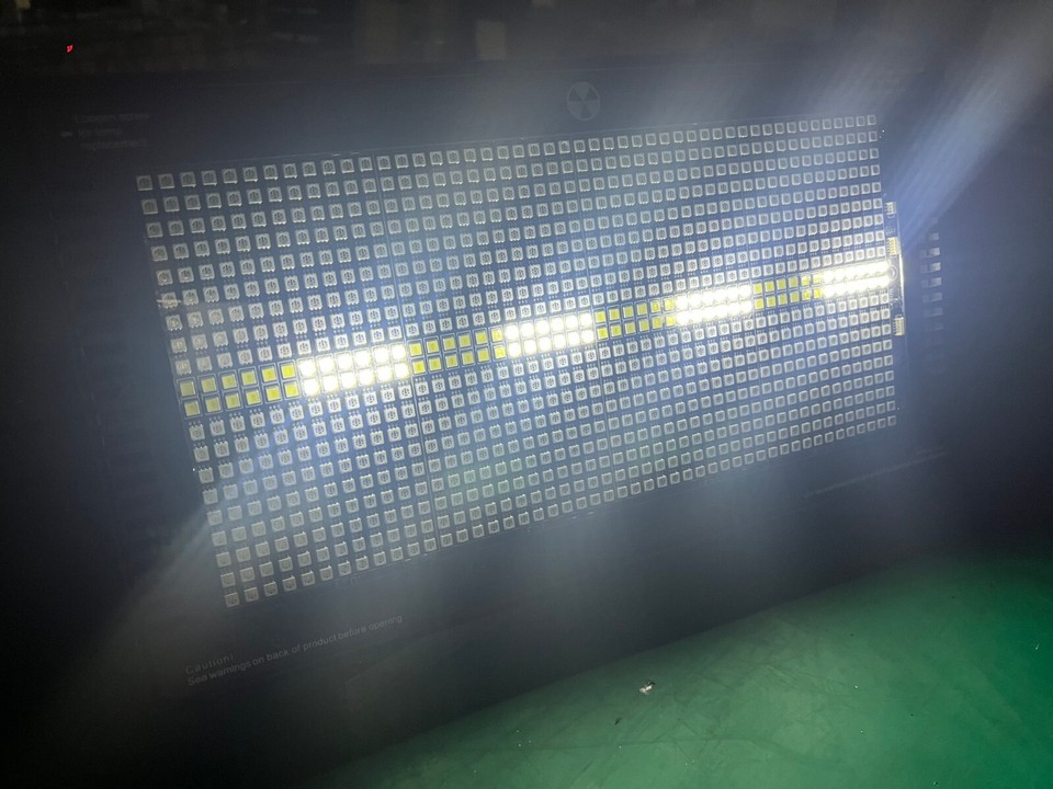 6pc 4X 1000W LED panel strobe light DMX fash light +DMX stage light ...