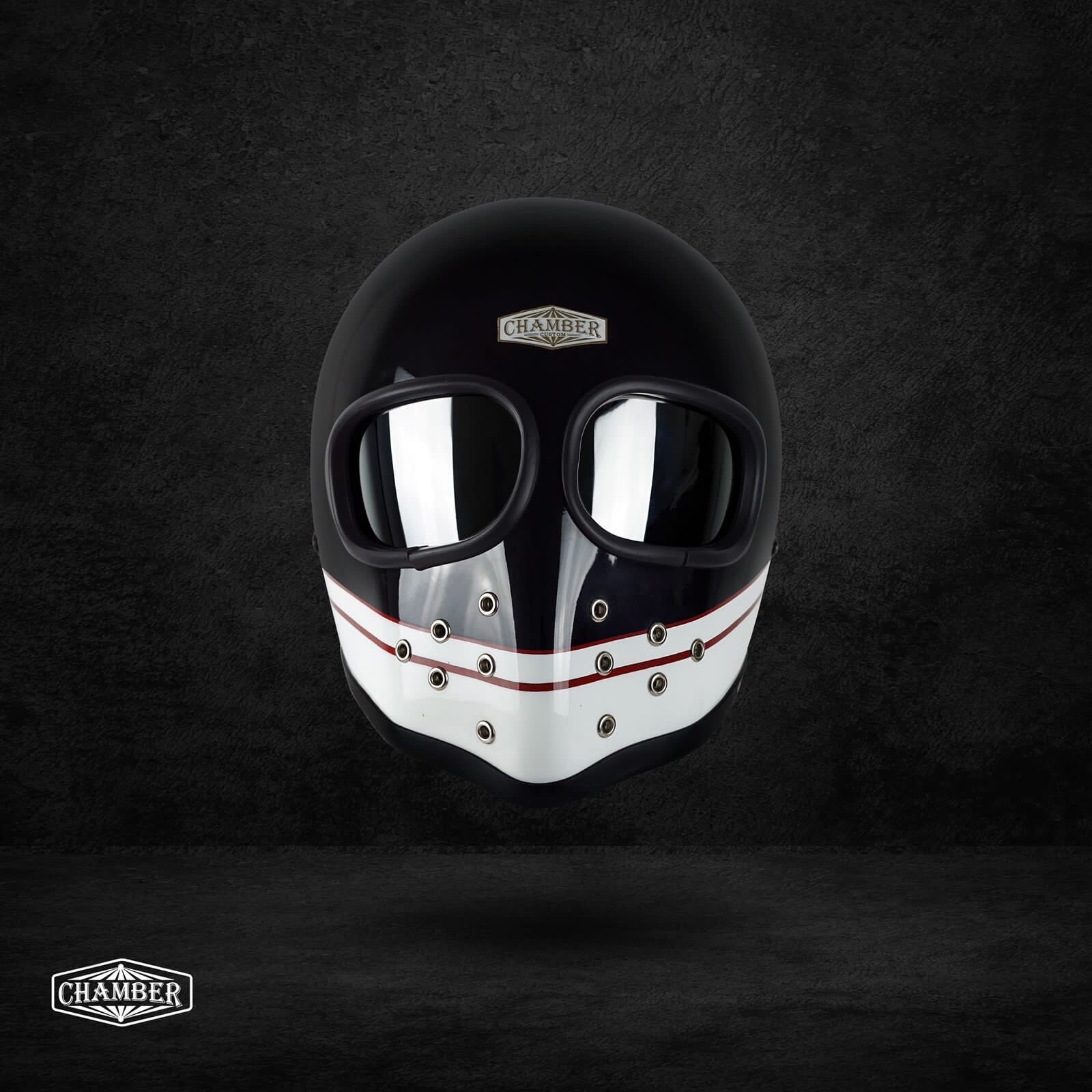 NEW ! VINTAGE CUSTOM HELMET XF-GP NASA FOR CAFERACER BOBBER CHOPPER ...