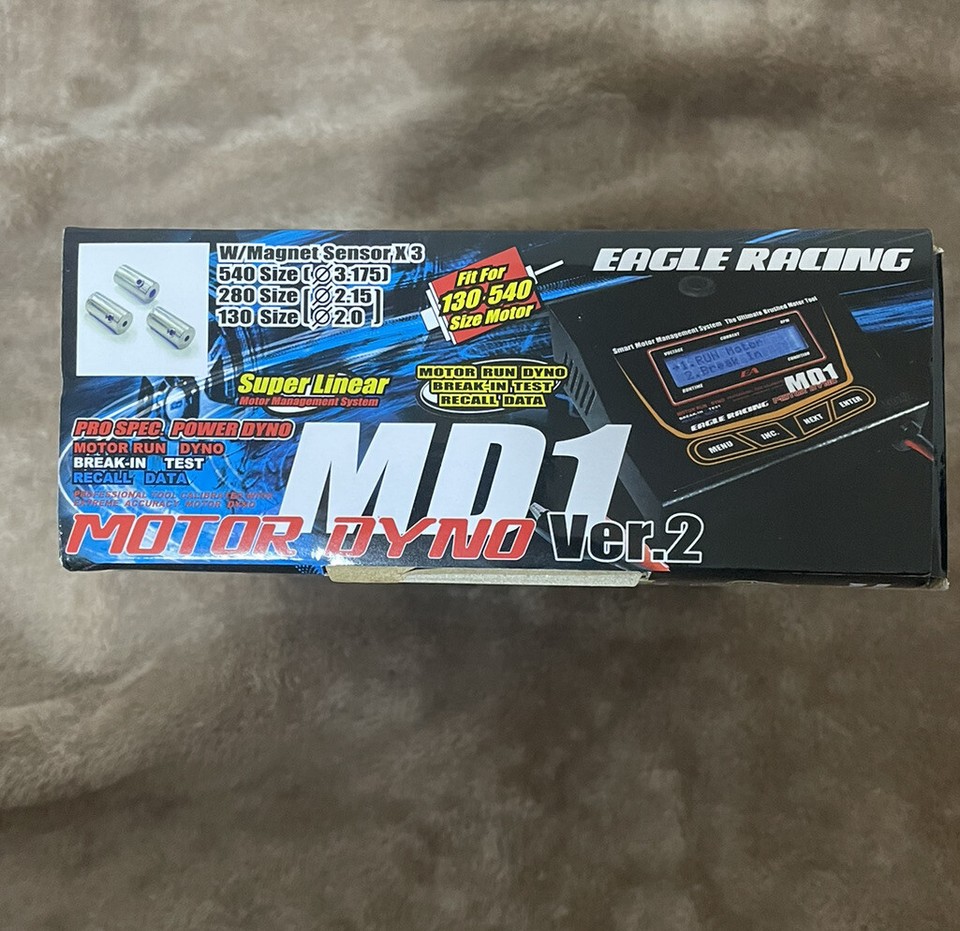 Eagle Racing Motor dyno MD1-V2 (Brush Motor Only) 2493V2 Pro Spec Power ...