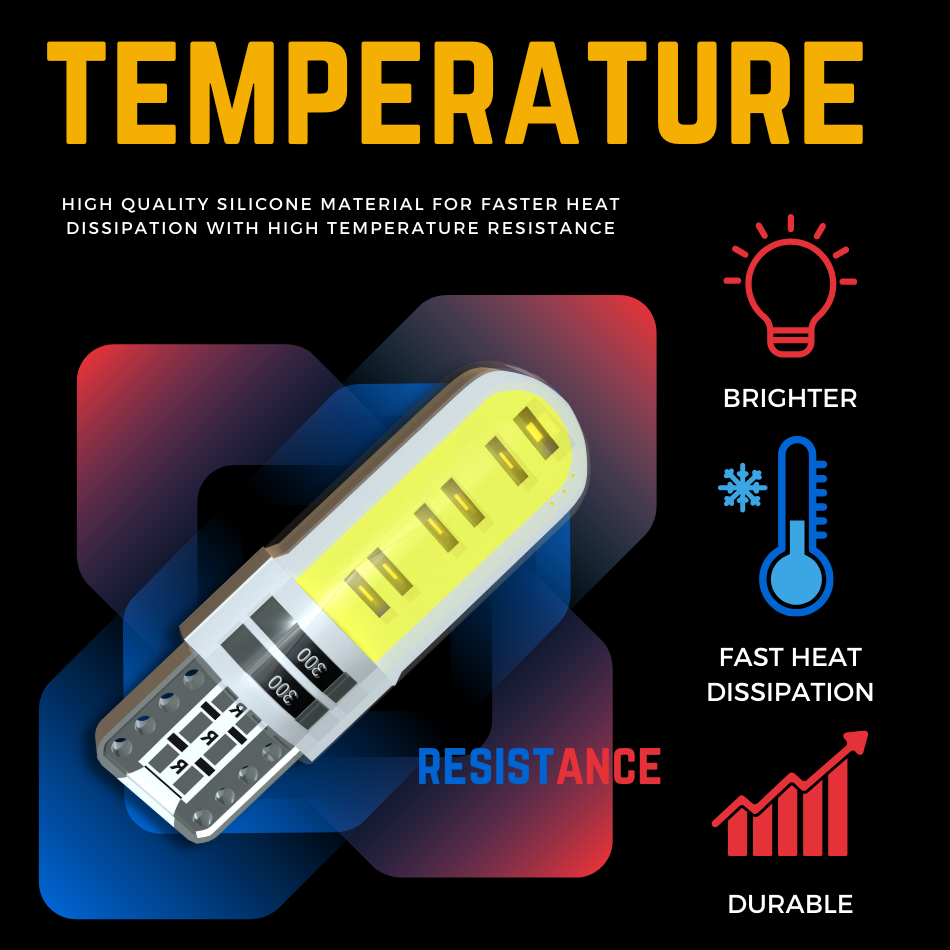 10x 24v Fits Truck HGV Hella Lorry Led Xenon White T10 501 507 Side ...