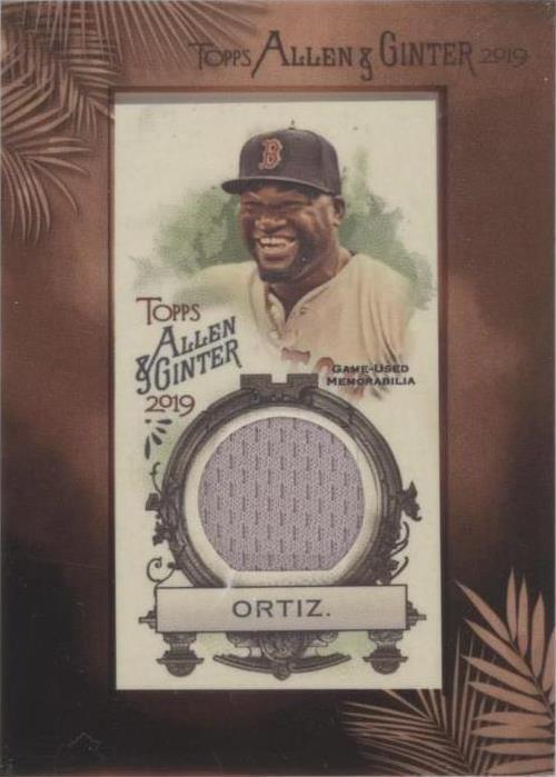 2019 Topps Allen & Ginter - Mini Framed Relics David Ortiz #MFR-DO (MEM ...