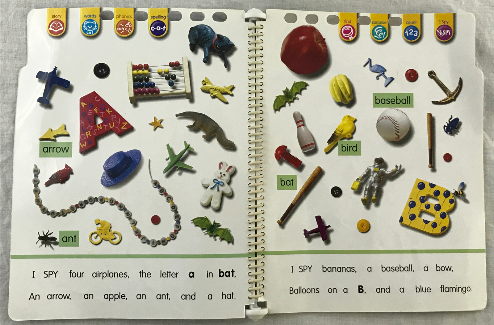 Fisher Price PowerTouch Learning System I SPY Book of Letters BOOK ONLY ...