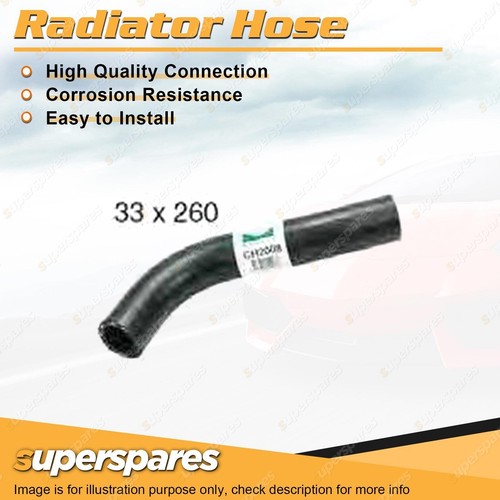 Upper Radiator Hose 33mm x 260mm for Toyota Hiace RZH112 RZH113 RZH122 ...