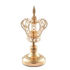 Candlestick Gold Crown Candle Holder Elegant Long Wedding SML ...