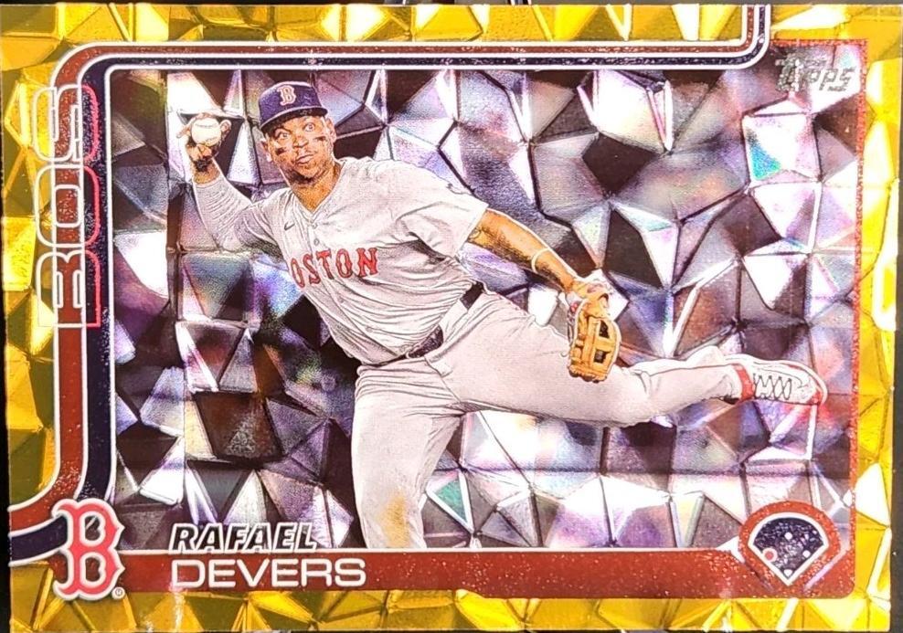 2025 Topps Series 1 - Rafael Devers #285 Gold Diamante /50 for sale ...